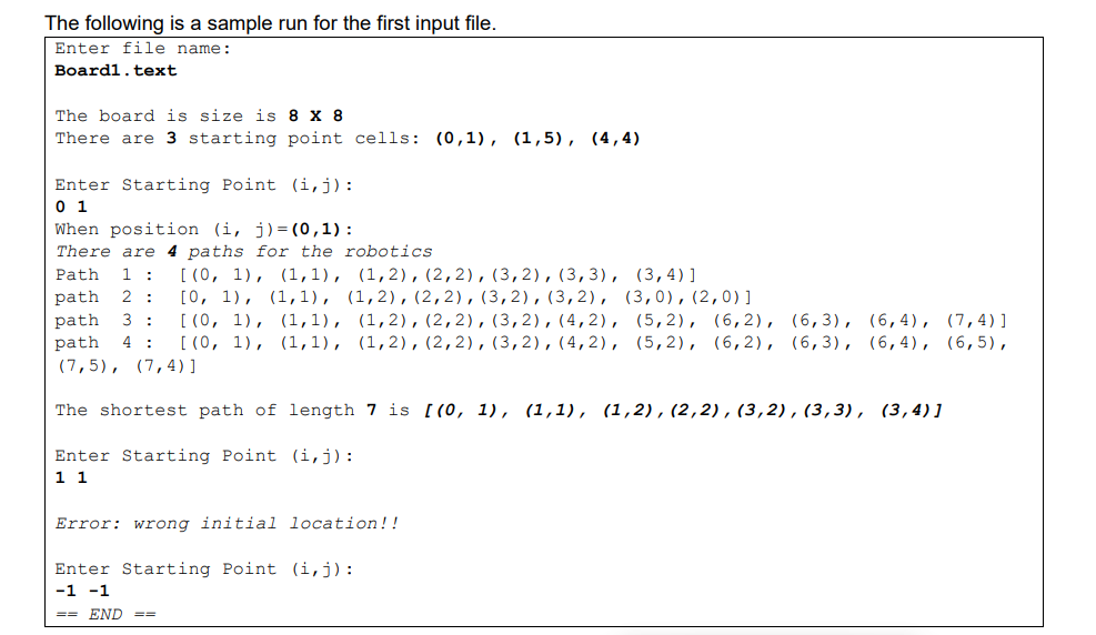 Solved In Oman Robotics Competition, you are requested to | Chegg.com