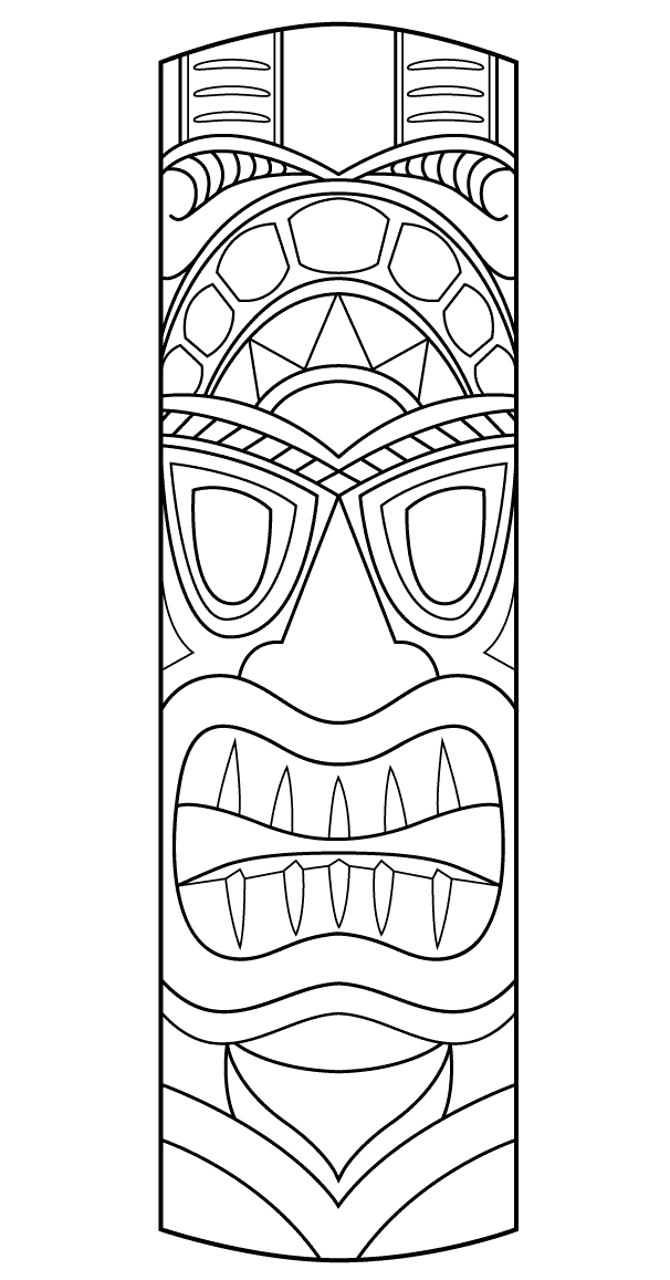 Solved (TIKI ACTIVITY) Tiki idol faces all have different | Chegg.com