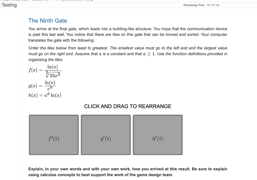Solved The Ninth Gate You arrive at the final gate, which | Chegg.com