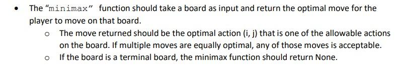 Solved Define the minimax function only in python | Chegg.com Solved Define the minimax function only in python | Chegg.com