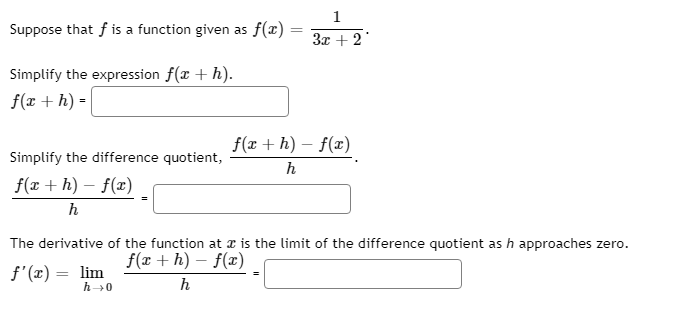 Solved Suppose that f is a function given as f(x)=3x+21. | Chegg.com