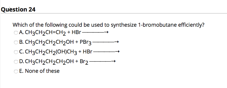 Solved Question 21 CH3 Select the structure of the major | Chegg.com