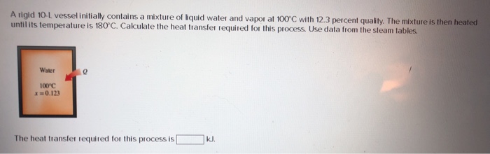 Solved A rigid 10-L vessel initially contains a mixture of | Chegg.com