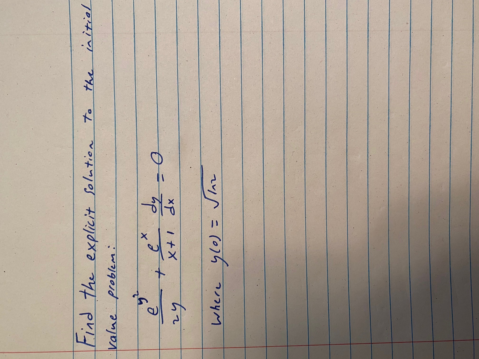 Solved t. the initial Find the explicit solution value | Chegg.com