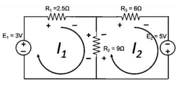 Solved Determine The Value Of The Currents Circulating In