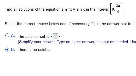 Solved 31 Find all solutions of the equation sin 4x= sin x | Chegg.com