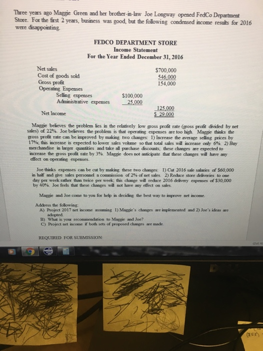 Solved Three years ago Maggie Green and her brother-in-law | Chegg.com