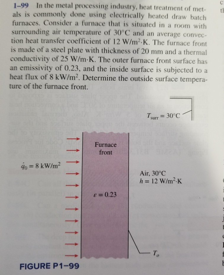 Solved 1-99 In the metal processing industry, heat treatment | Chegg.com