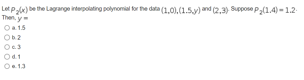 Solved Use Algorithm 3.2 (Divided Difference) to construct | Chegg.com
