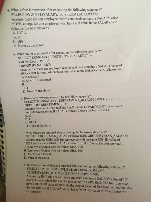 Solved 4. Which of the following statements are | Chegg.com