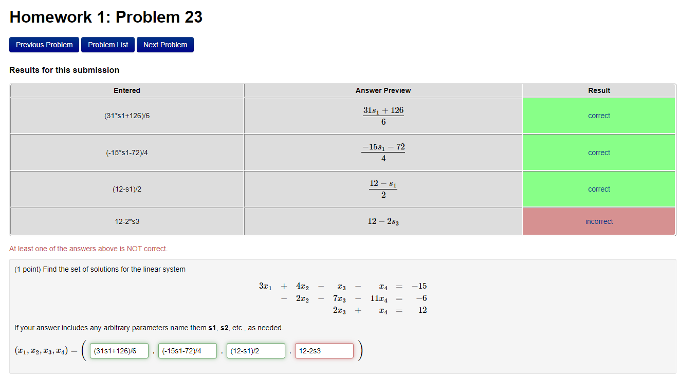 Solved Homework 1: Problem 23 Previous Problem Problem List | Chegg.com
