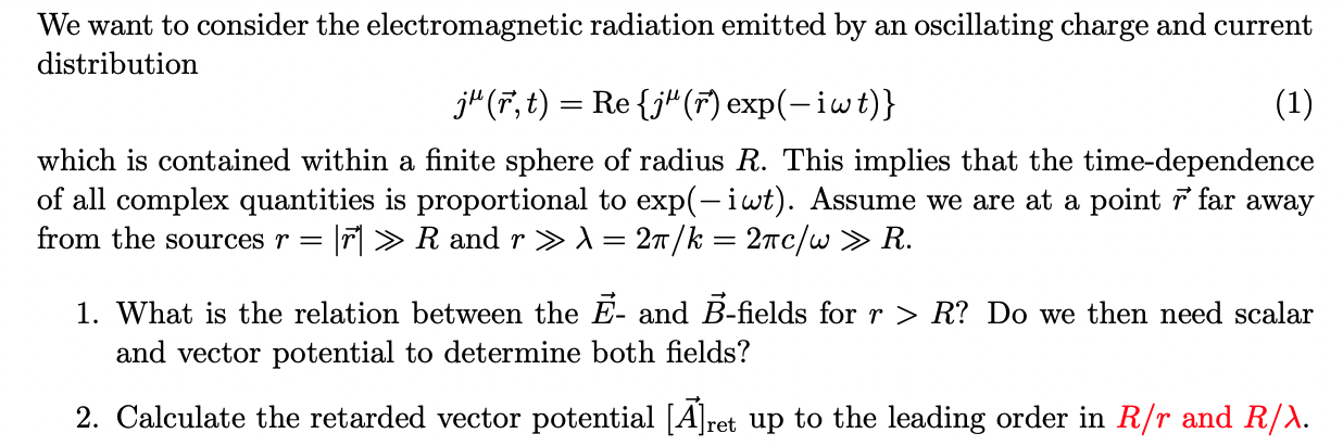Solved Topic: Dipole Radiation in Classical | Chegg.com