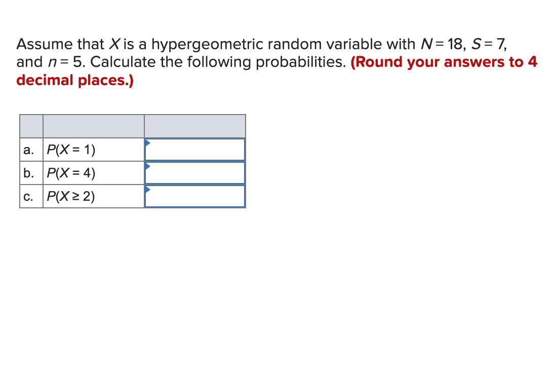Solved Assume that X is a hypergeometric random variable | Chegg.com