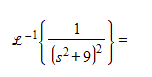 Solved L-1{1(s2+9)2}= | Chegg.com
