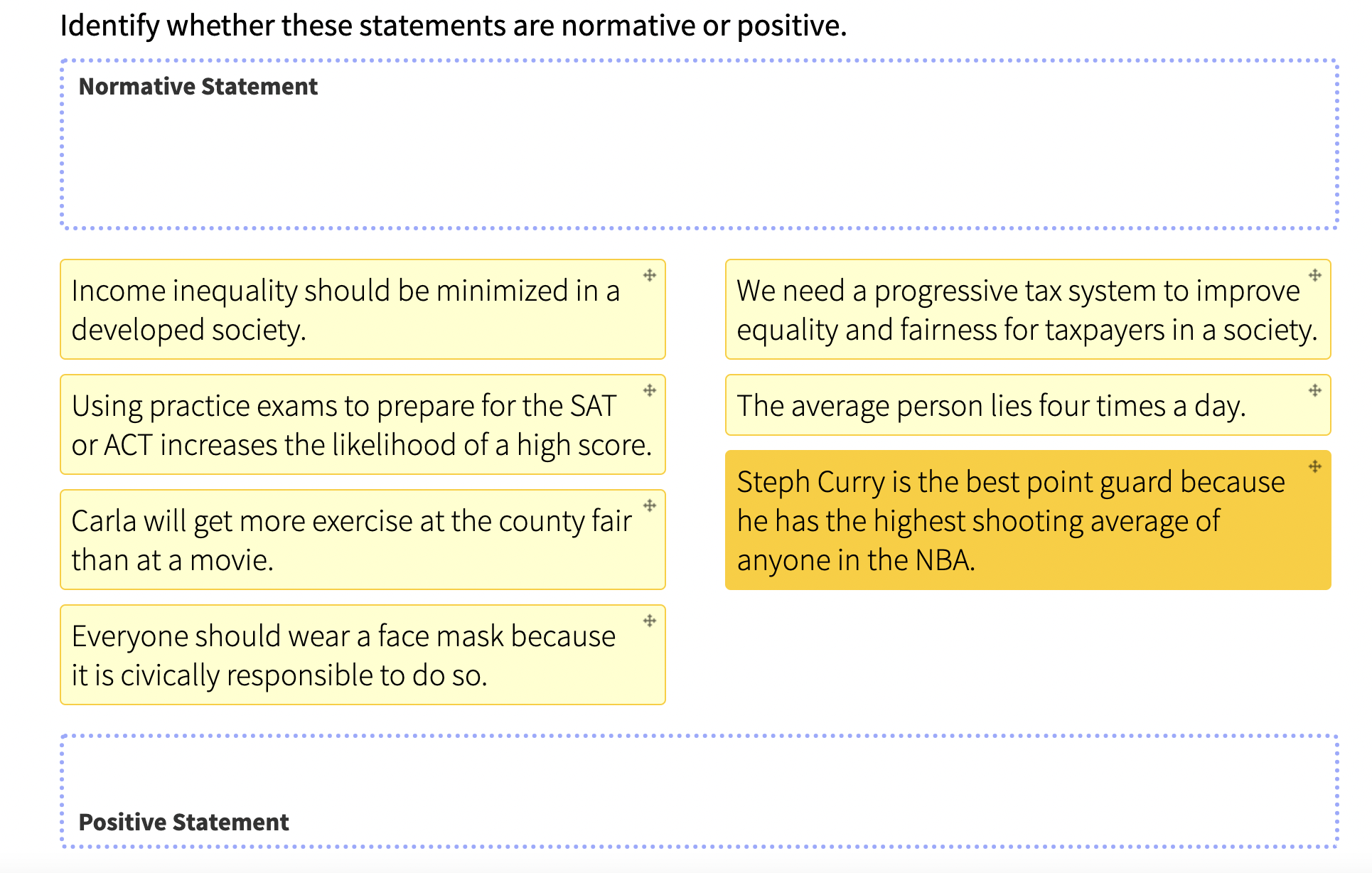 Solved Identify whether these statements are normative or | Chegg.com