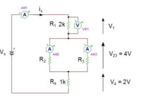 Solved A series-parallel DC circuit is shown in figure 4: | Chegg.com