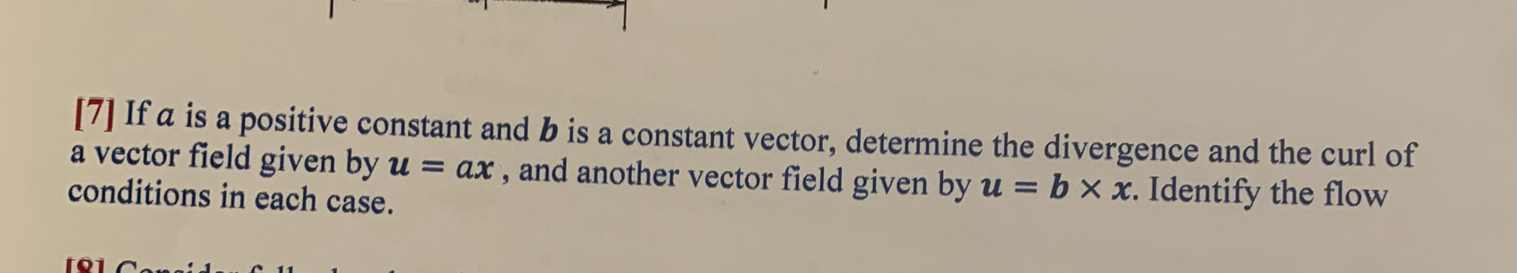 Solved [7] If a is a positive constant and b is a constant | Chegg.com