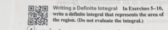 Solved writing a Definite Integral In Exercises 5-10, write | Chegg.com