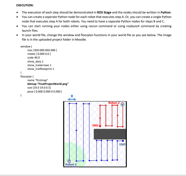 Solved A. ﻿TASK-1: Multi-robot coverage path planningTwo | Chegg.com