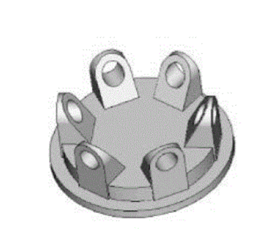 Solved Please, 3D model this object using any 3D software | Chegg.com