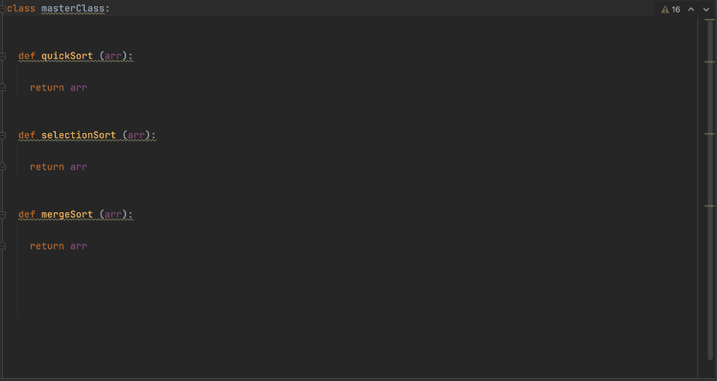 Solved Populate the MasterClass.py file by implementing | Chegg.com