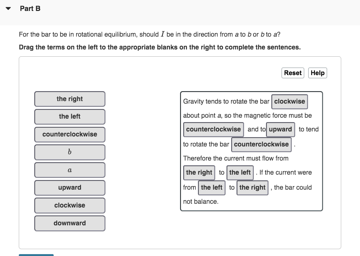 1 of 1For the bar to be in rotational equilibrium, | Chegg.com