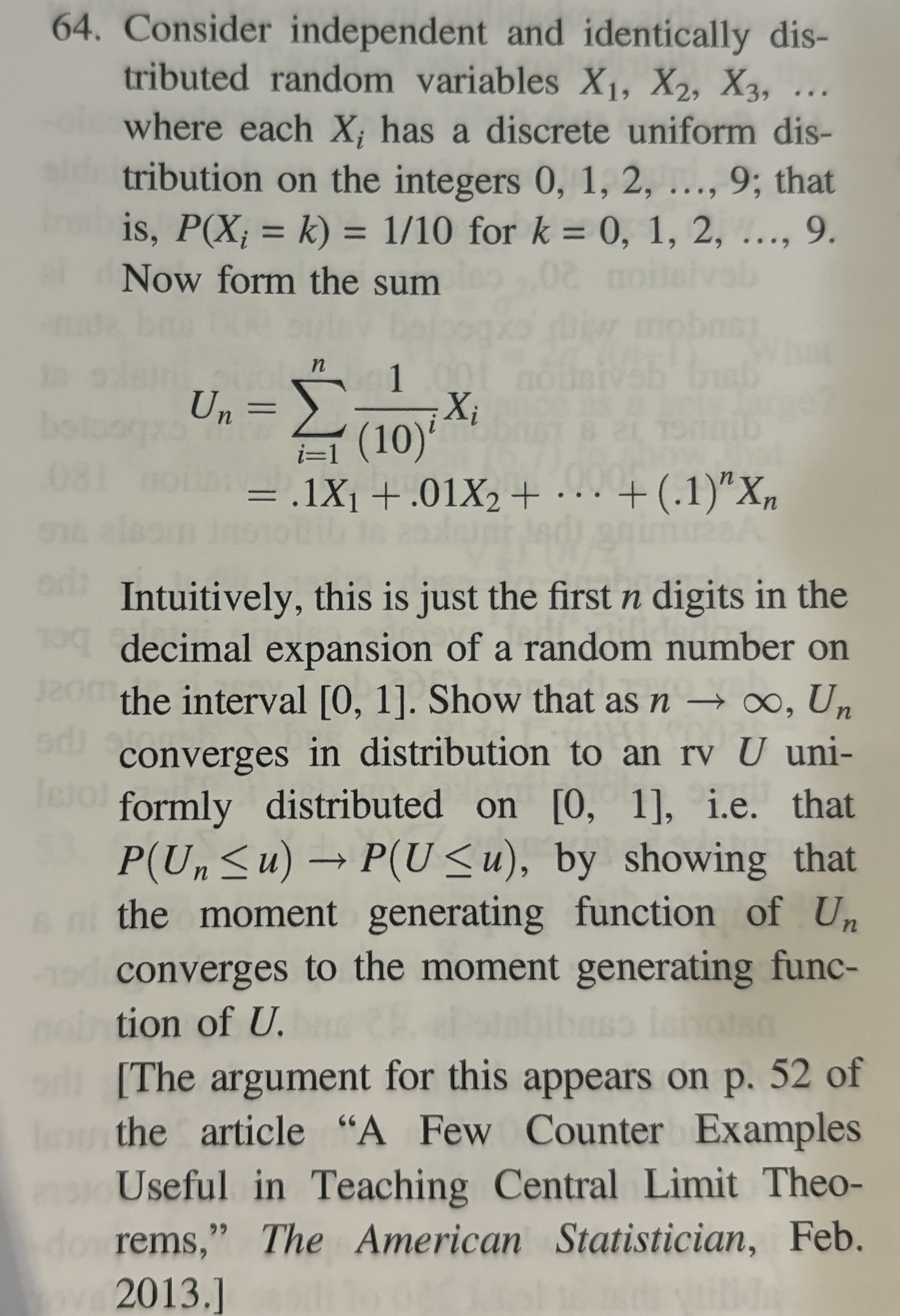 Solved Consider independent and identically dis-tributed | Chegg.com