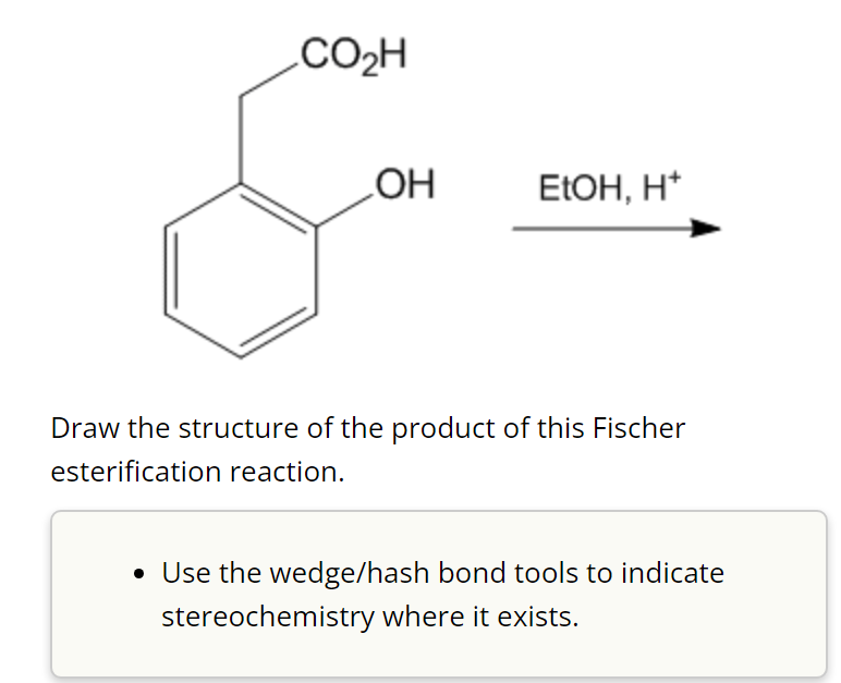 Solved Draw the structure of the product of this Fischer | Chegg.com