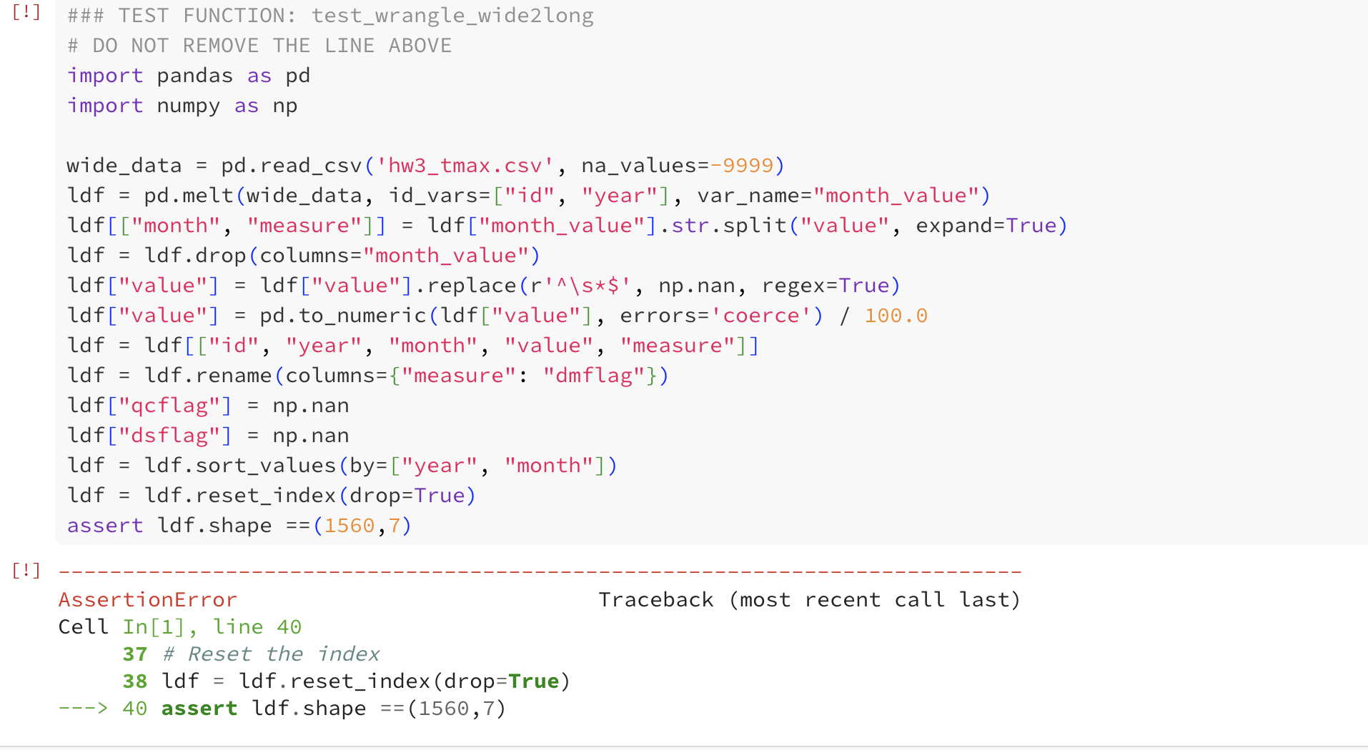 Solved Task 2 - Wide format data to long format In the file | Chegg.com