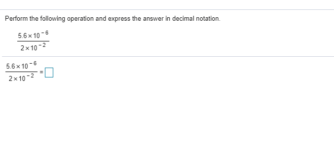 Solved Perform the following operation and express the | Chegg.com
