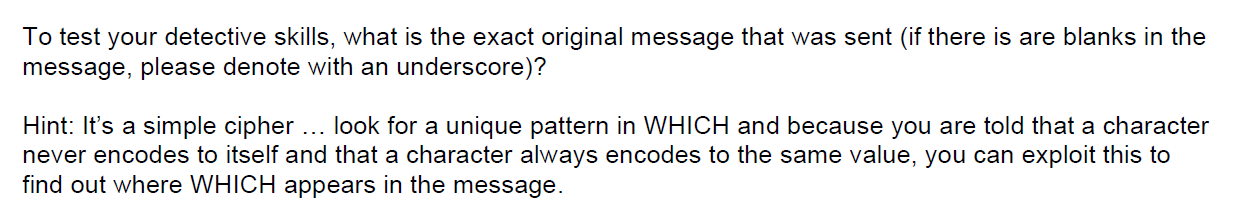 Solved [5 marks] One failing of an encryption system occurs | Chegg.com