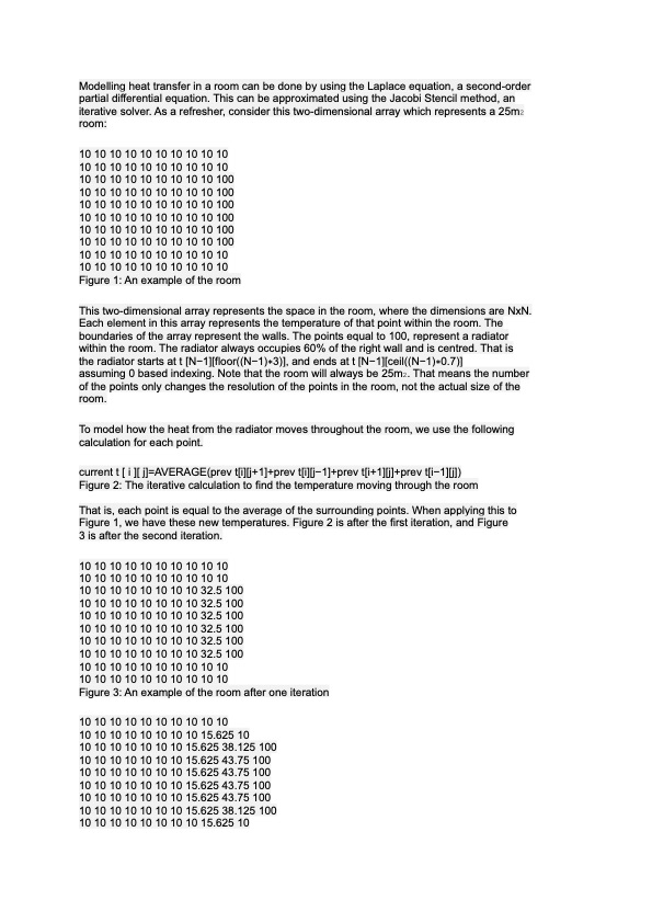 Solved 10101010101010101010 Figure 4: An example of the room | Chegg.com