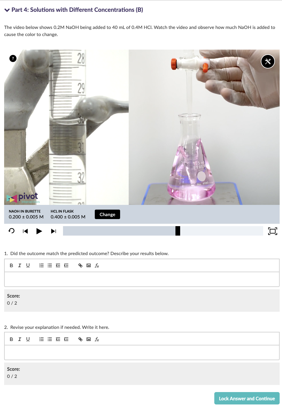 Solved The video below shows 0.2M NaOH being added to 40 mL | Chegg.com