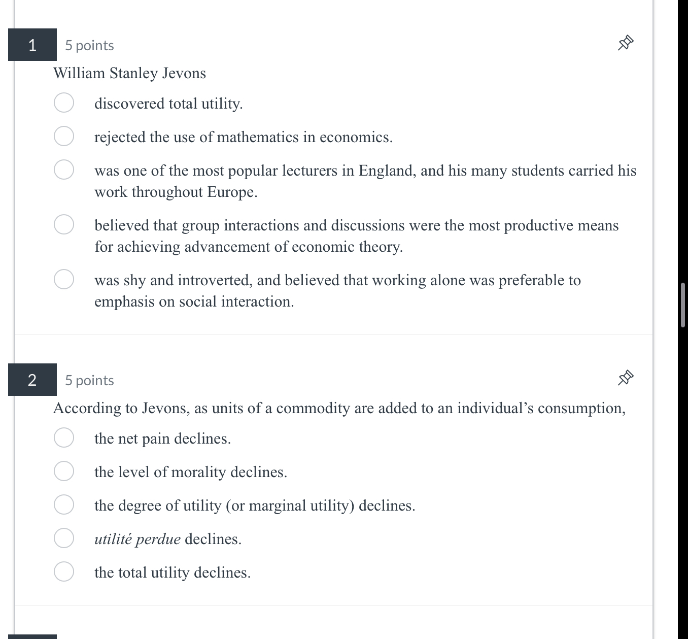 Solved William Stanley Jevonsdiscovered total | Chegg.com