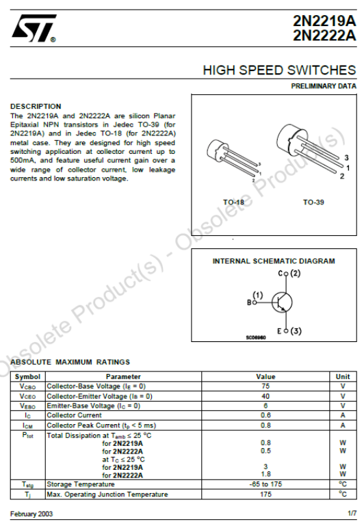2N3053 Transistor Pinout, Datasheet, Equivalent, Circuit, 51% OFF