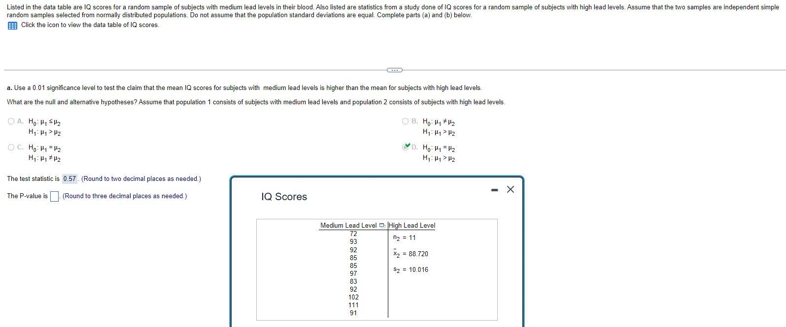 Solved What is the p value?? State the conclusion for the | Chegg.com