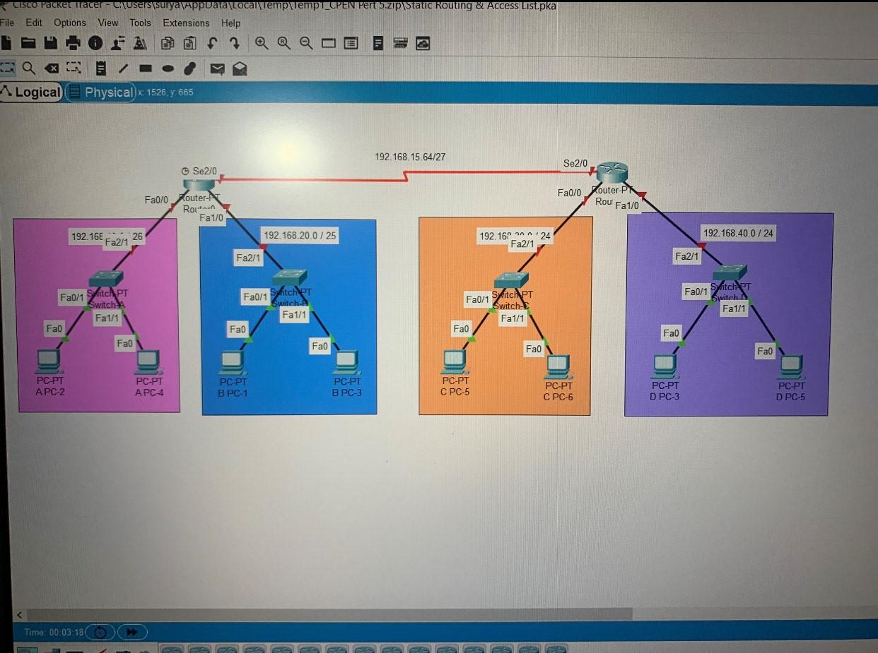 Solved please help me with this cisco PKA step by step You | Chegg.com