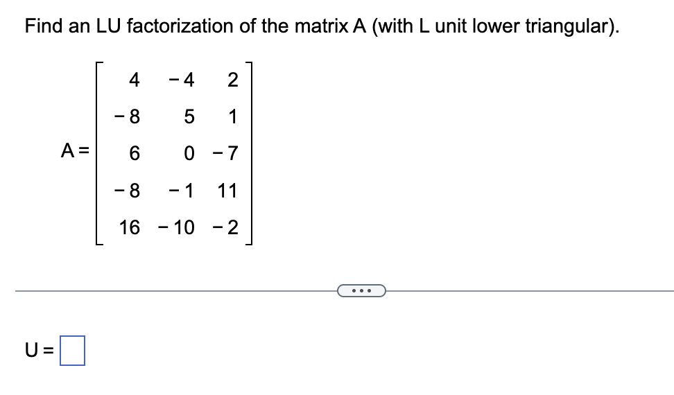 Solved L ﻿unit ﻿lower
