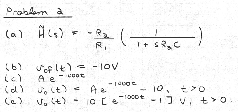 Solved (a) Draw the frequency-domain circuit for t>0, and | Chegg.com
