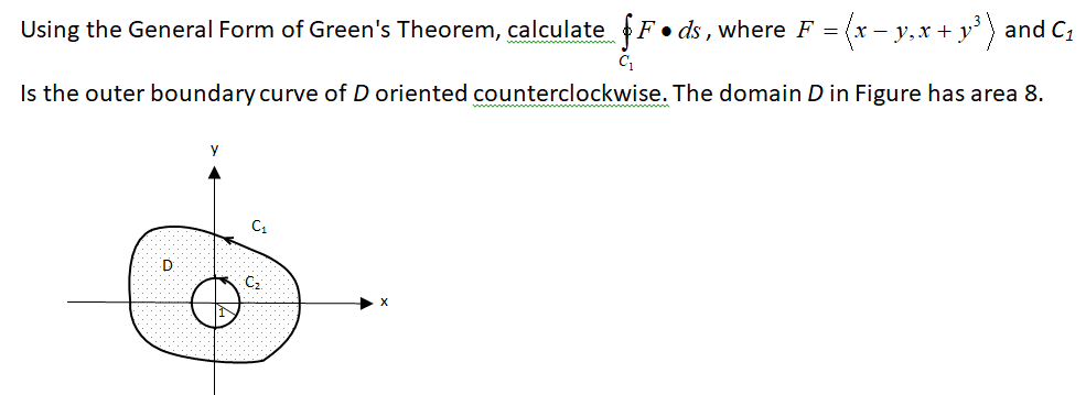 Solved Using the General Form of Green's Theorem, calculate | Chegg.com