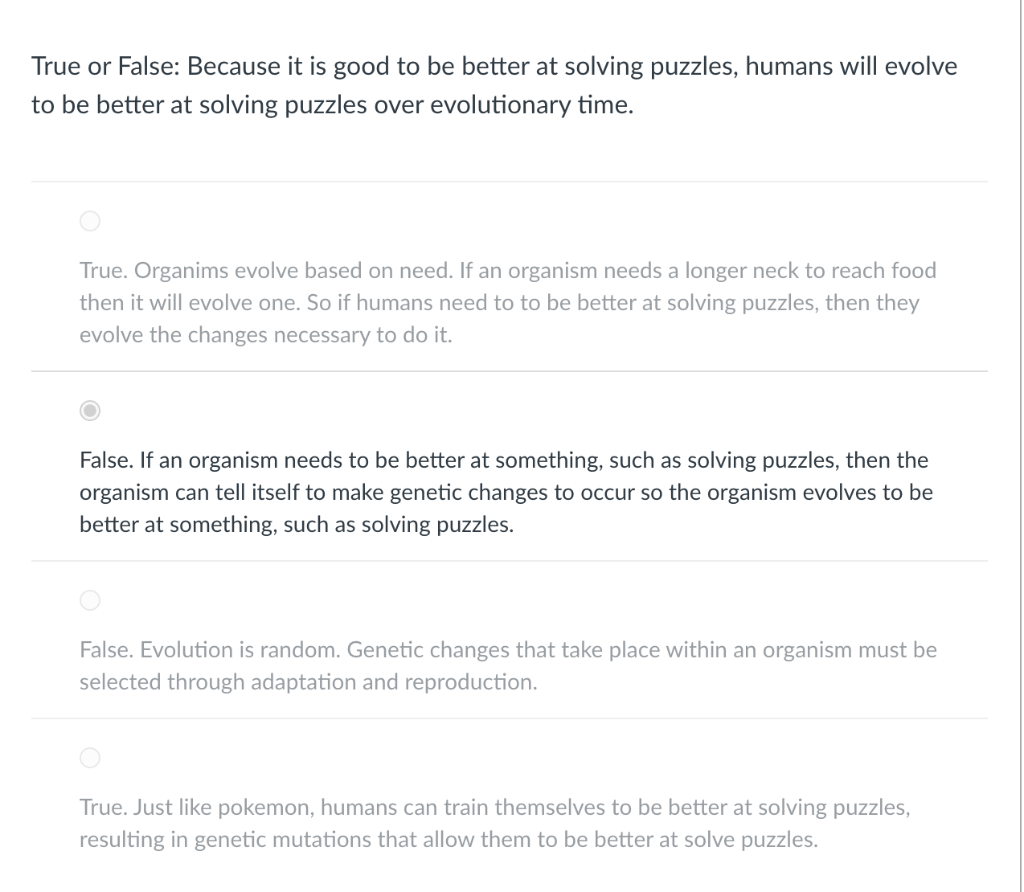 Solved True or False: Because it is good to be better at | Chegg.com