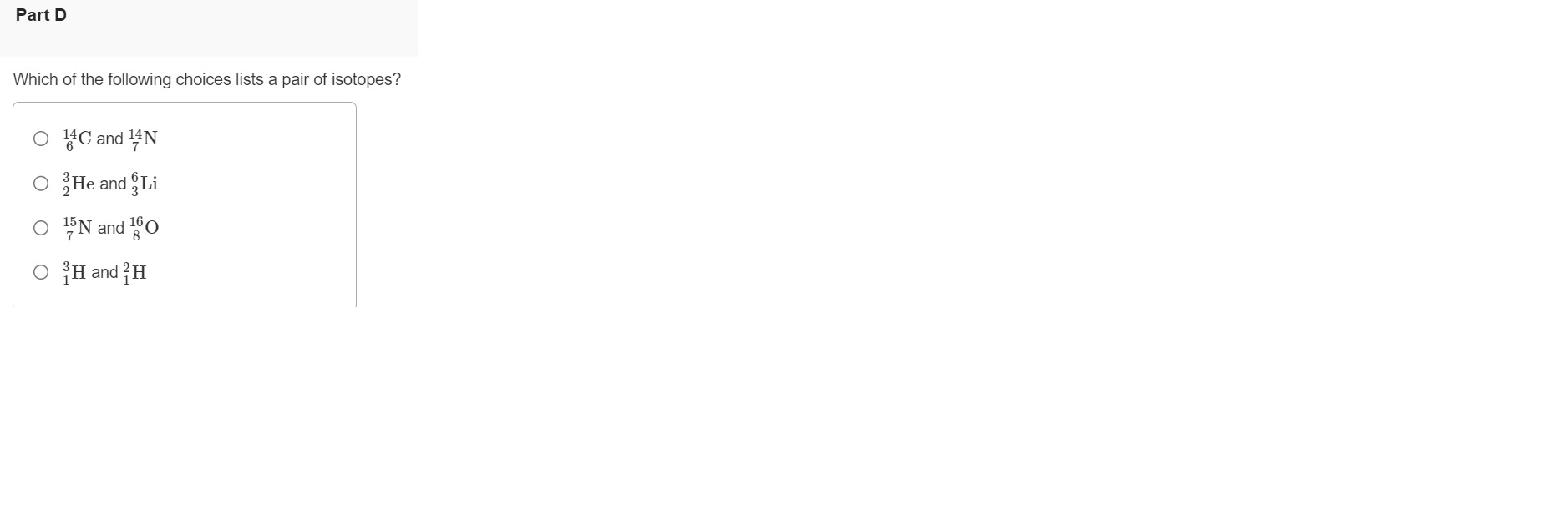 Solved Which of the following choices lists a pair of | Chegg.com