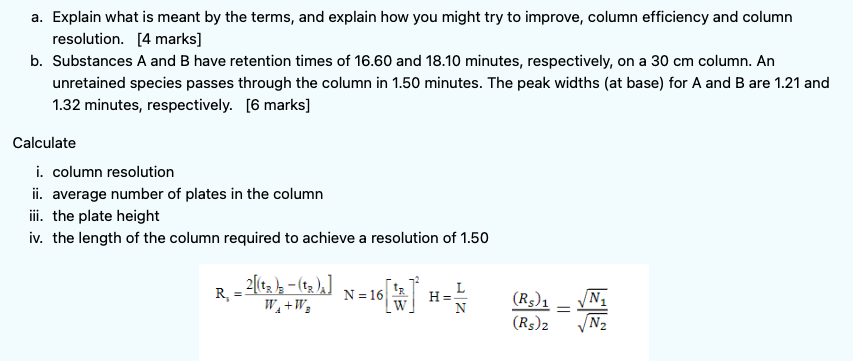 Solved a. Explain what is meant by the terms, and explain | Chegg.com