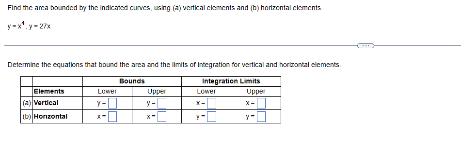Solved Find the area bounded by the indicated curves, using | Chegg.com