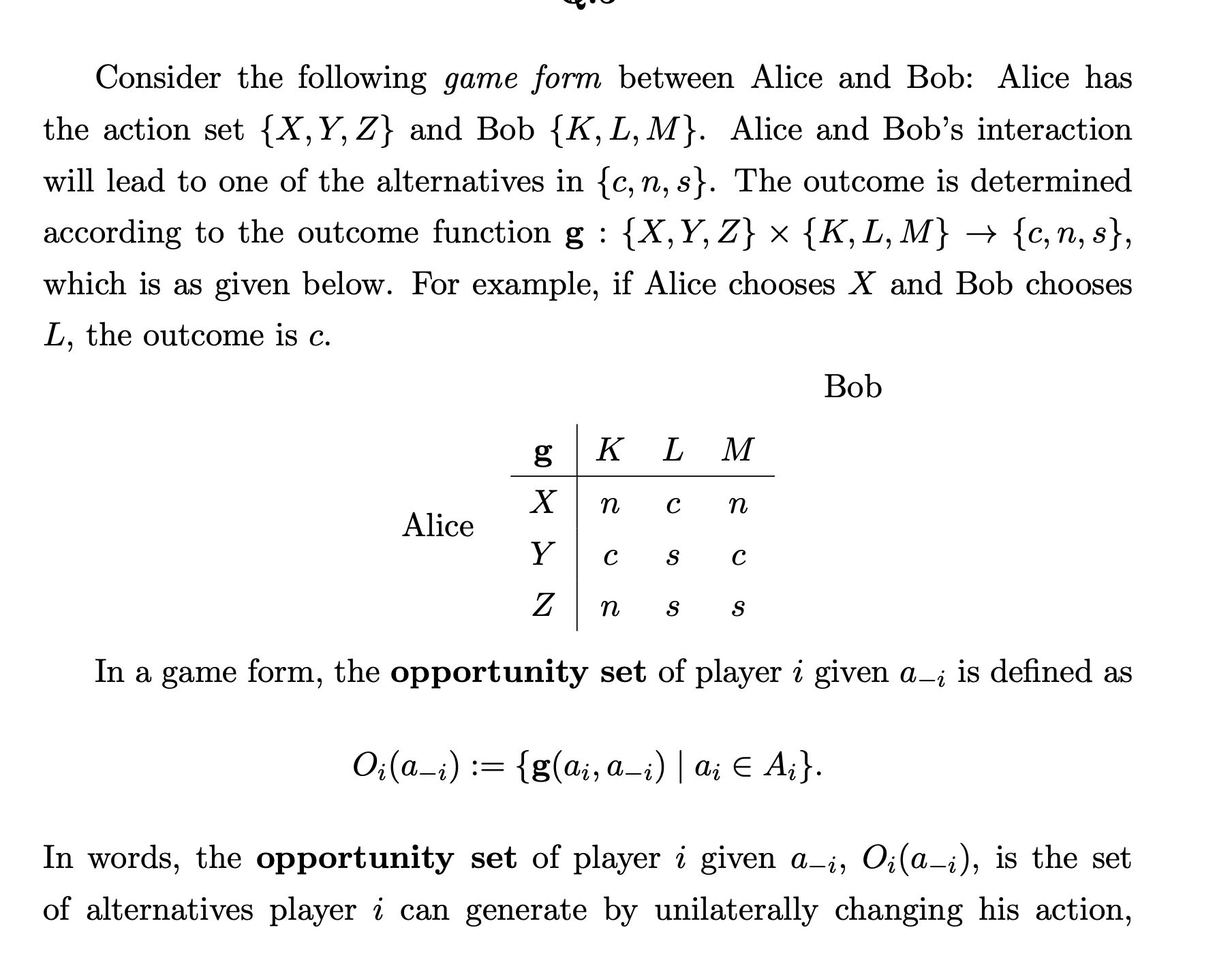 Solved Consider the following game form between Alice and | Chegg.com