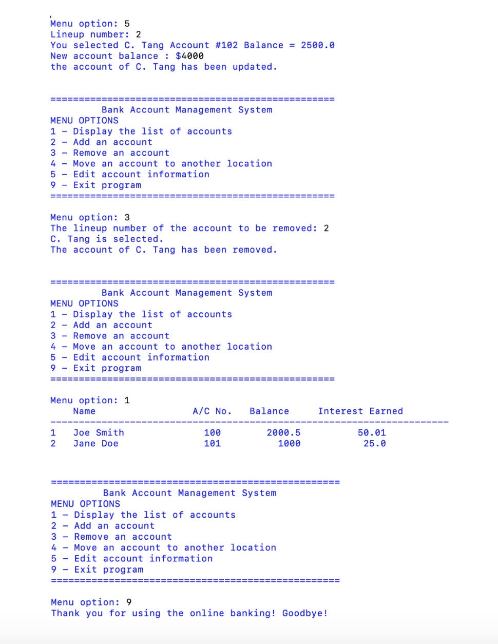 Solved Specifications: . Assume the annual interest rate is | Chegg.com