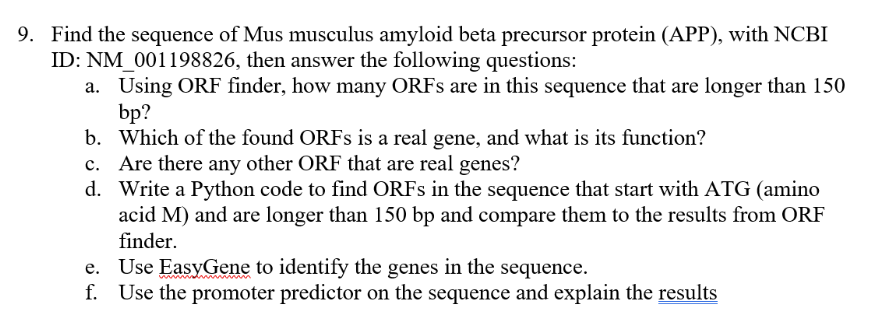 Solved bioinformatic:the first question answer is 13 please | Chegg.com