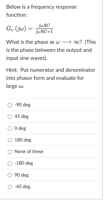 High Quality SOLUTION Below is ﻿a frequency | Chegg.com