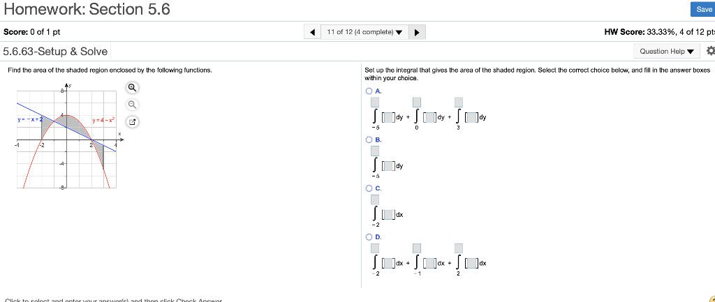 Solved Homework Section 5 6 Save Score 0 Of 1 Pt 11 Of 12