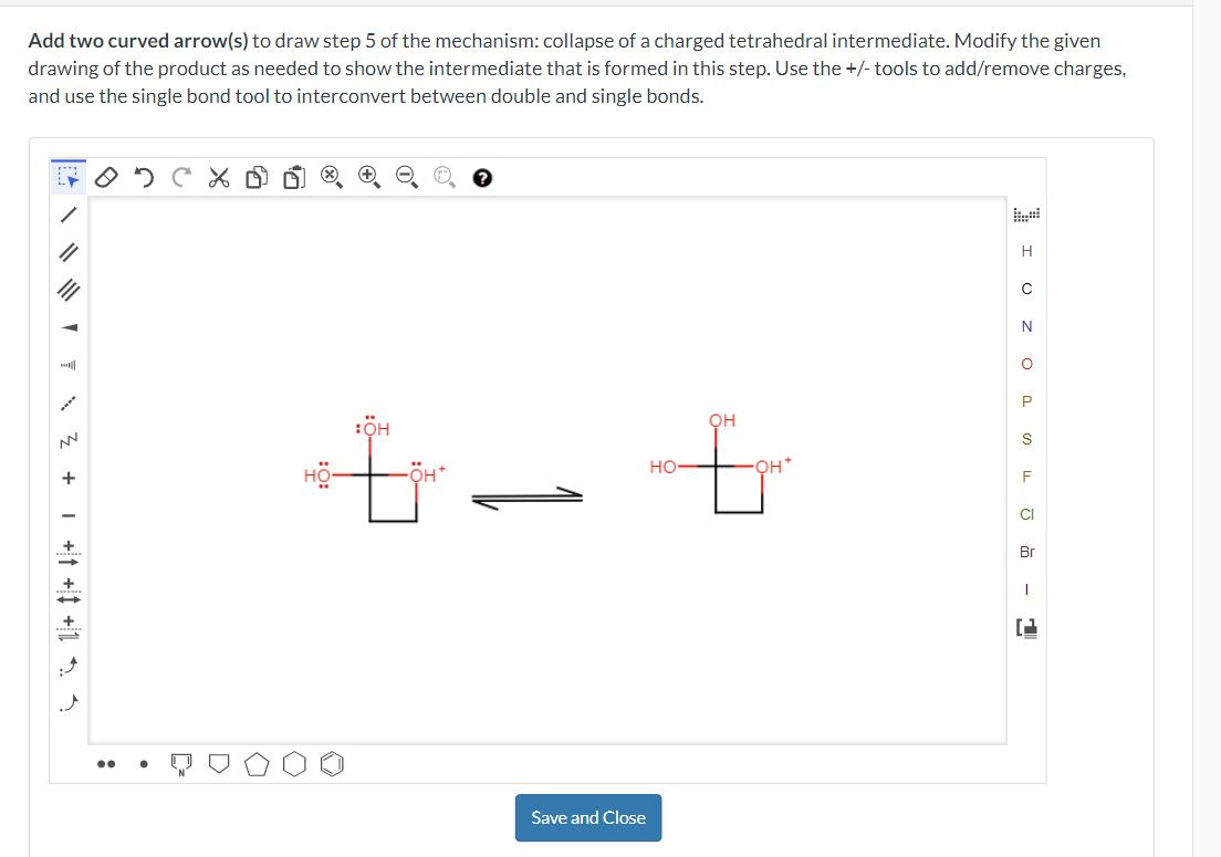 Add two curved arrow(s) to draw step 5 of the | Chegg.com